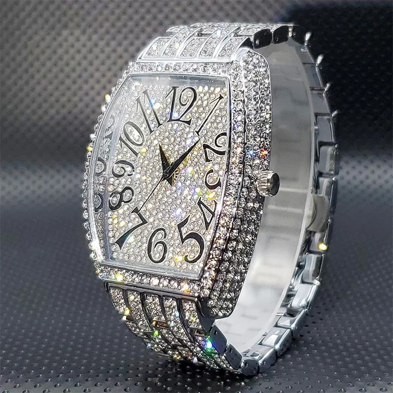 Stainless-Steel-Men-s-Watches-Luxury-Diamond-Silver-Iced-Out-Quartz ...