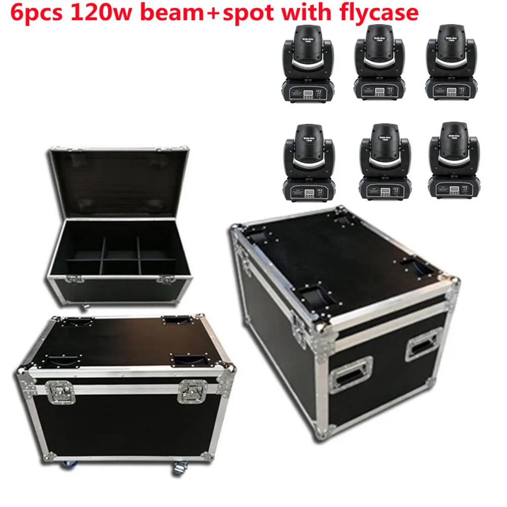 LED 90W 120W With Flight Case Beam Spot Wash Gobo 8 Face Roto Prism ...
