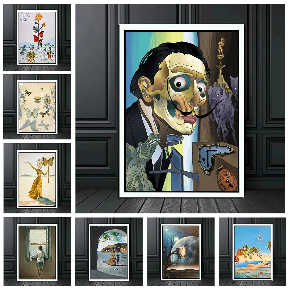 Salvador Dali Surrealism Artwork The Persistence of Memory Posters ...