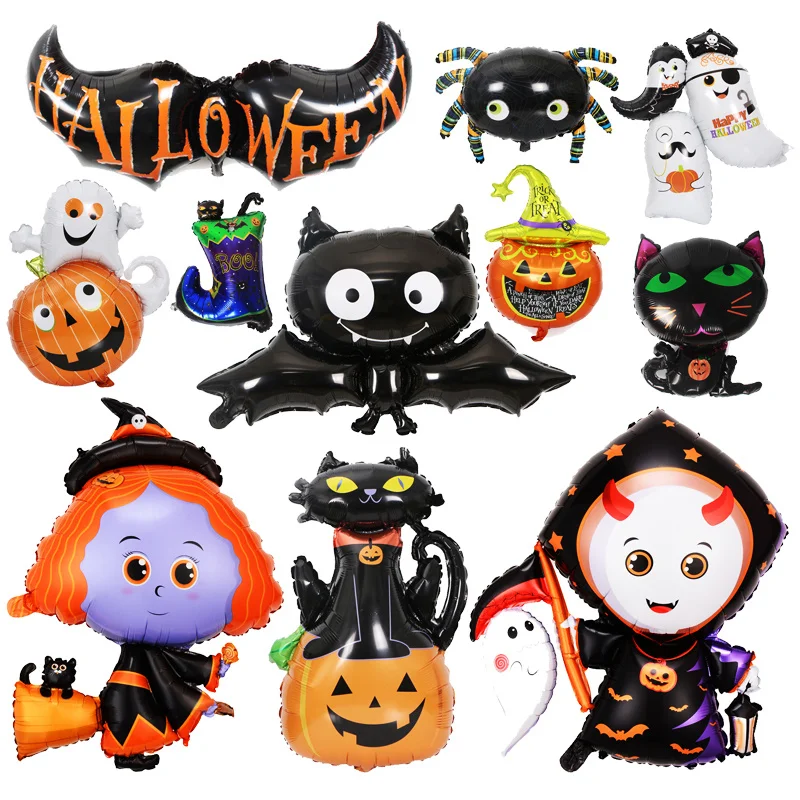 Halloween-balloon-witch-vampire-pumpkin-head-bat-aluminum-film-balloon ...