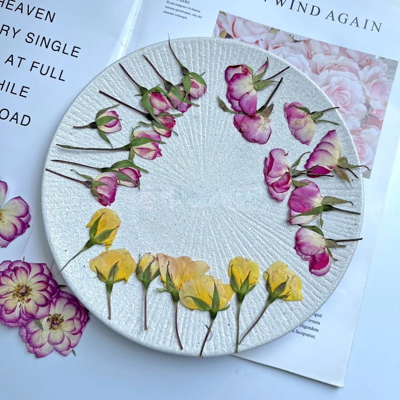 12pcs/3 5cm,Nature Pressed mini Rose branches,real roses DIY Wedding ...