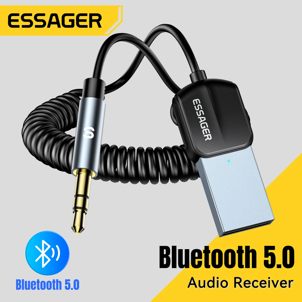 Essager-Bluetooth-5-0-Receiver-Adapter-Aux-Cable-Receiver-Speaker ...