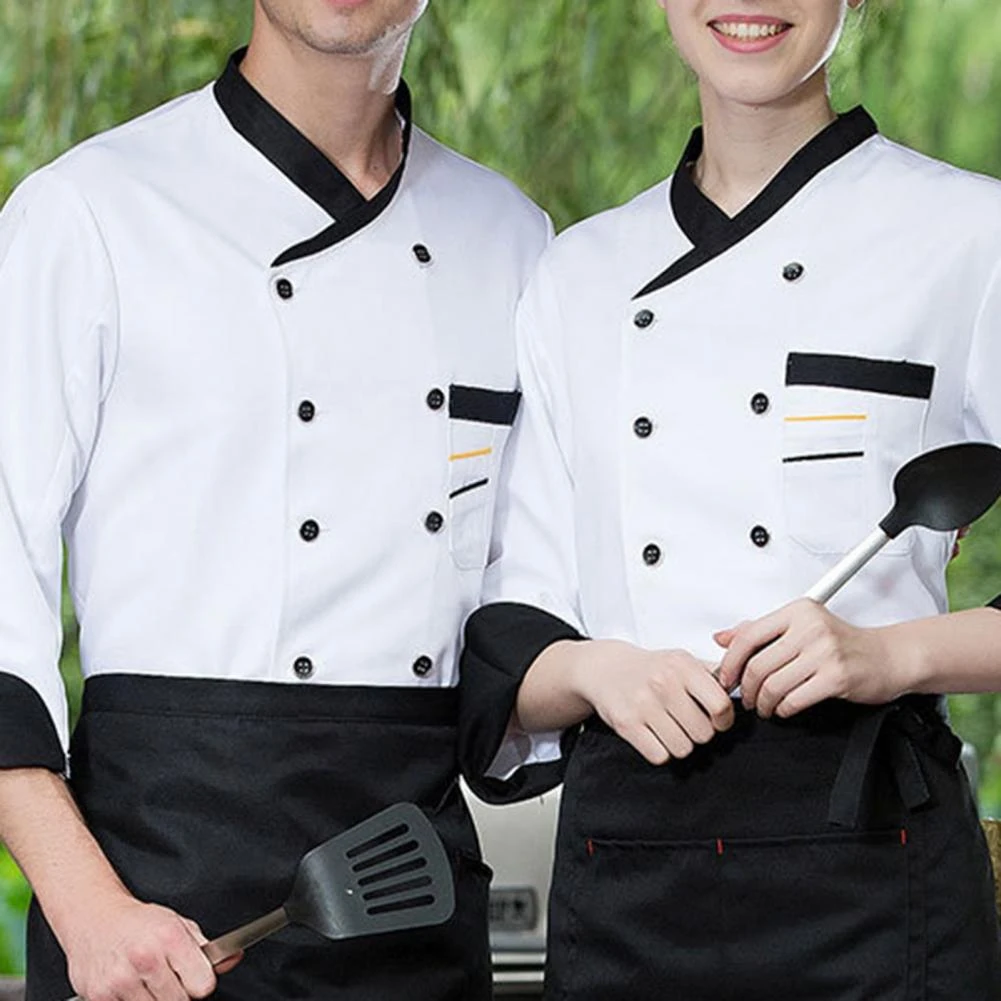 Vêtements de cuisine doux, chemise de Chef de Restaurant, uniforme de ...