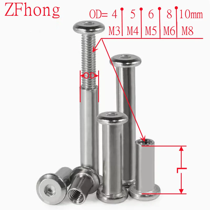 Tuerca-hexagonal-de-acero-inoxidable-para-muebles-tornillo-plano-grande ...