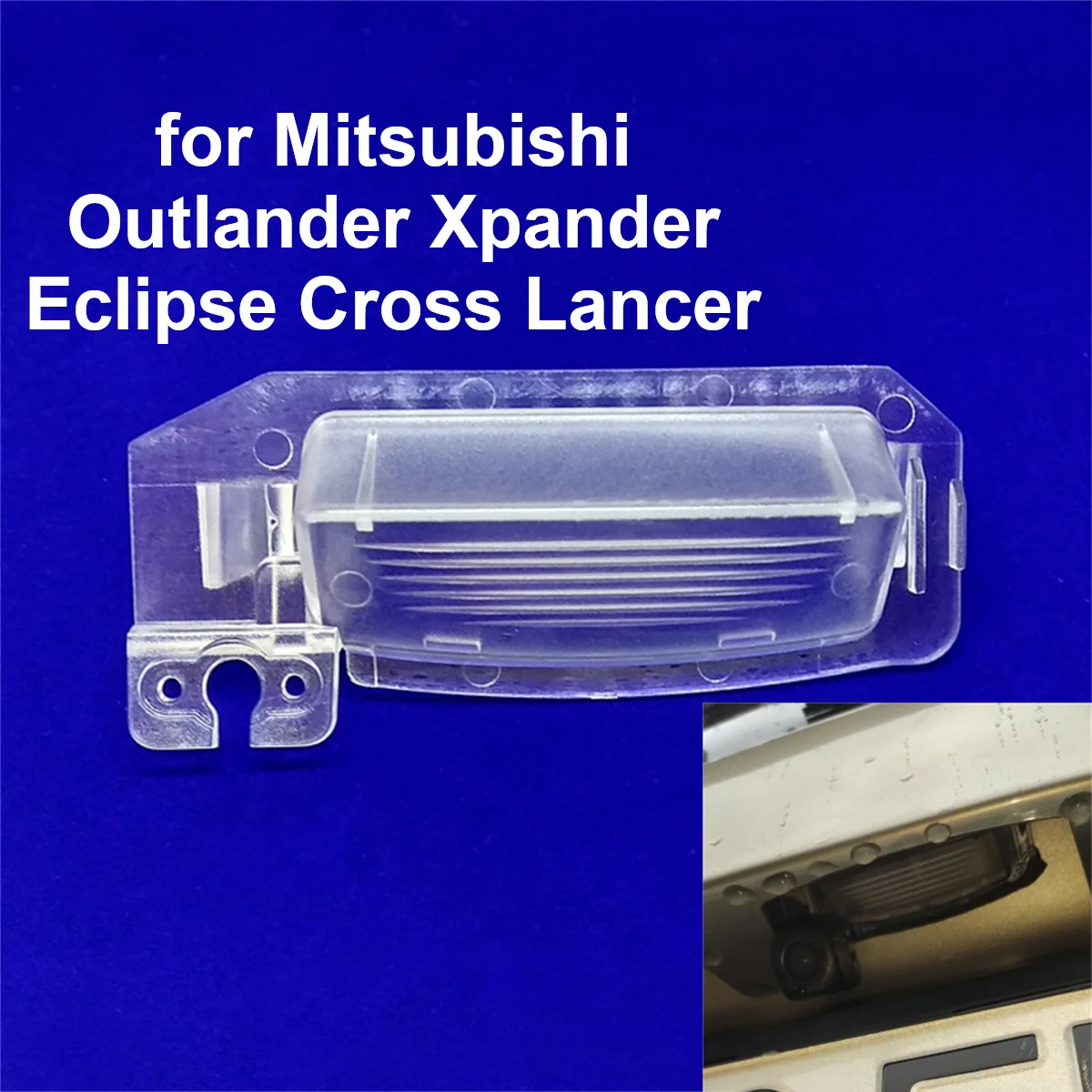 Car Rear View Camera Bracket License Plate Light Housing for Mitsubishi ...