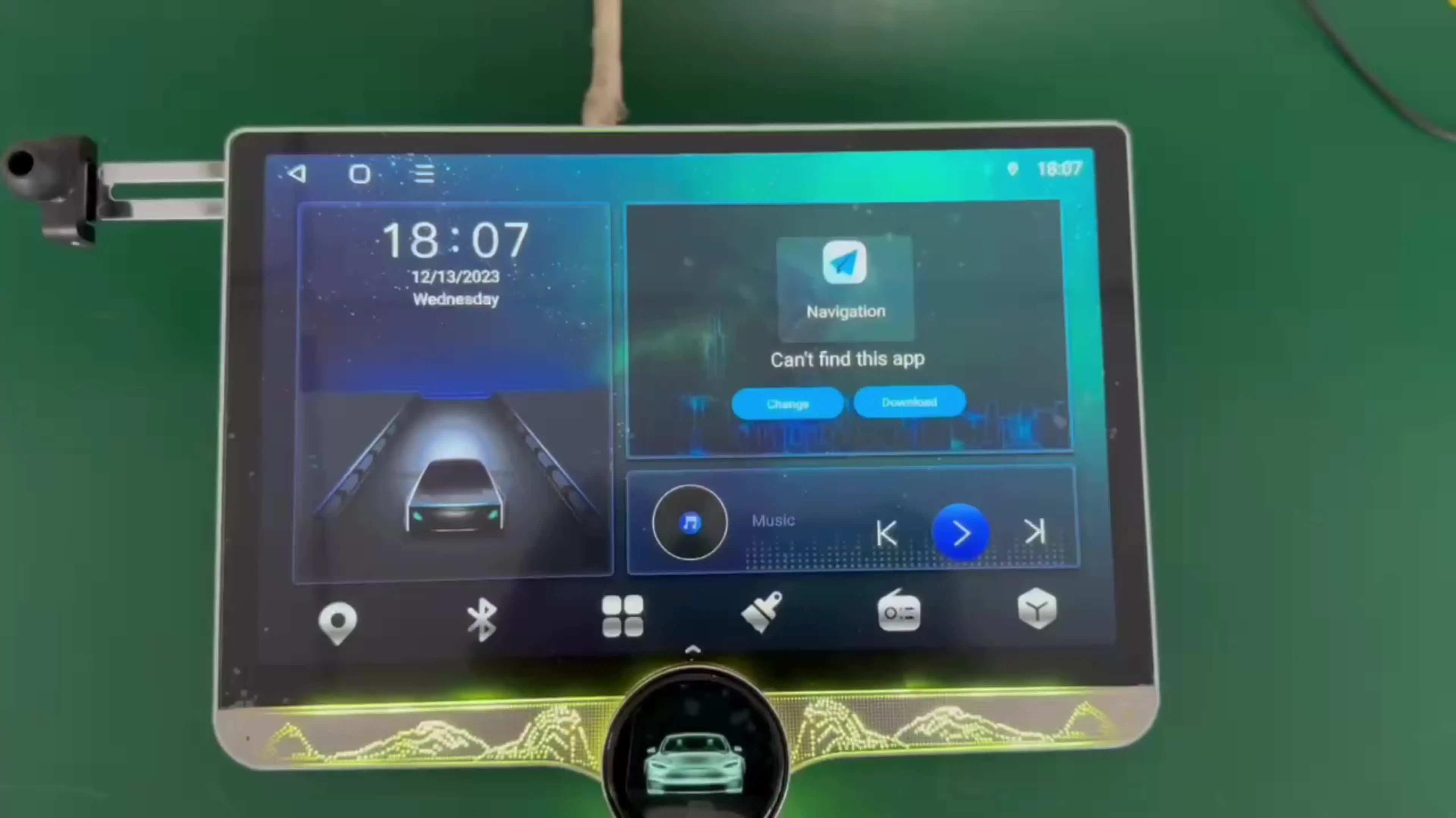 11,8-дюймовый экран Diamond 2K Android 8 + 128G Автомобильный ...