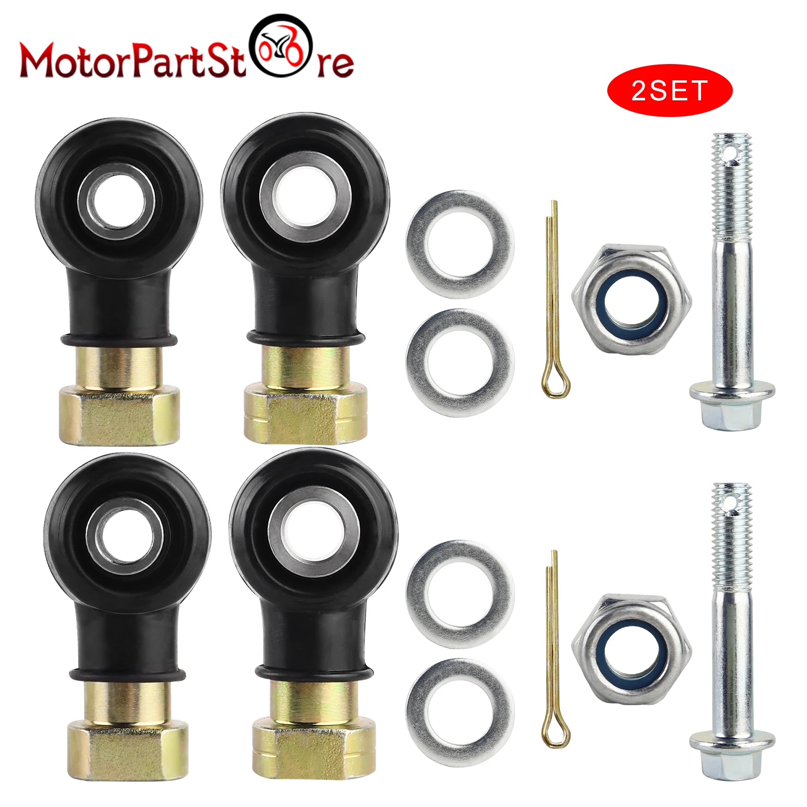ATV Tie Rod End Kit for Polaris Sportsman 570 500 450 400 700 RZR 800 ...