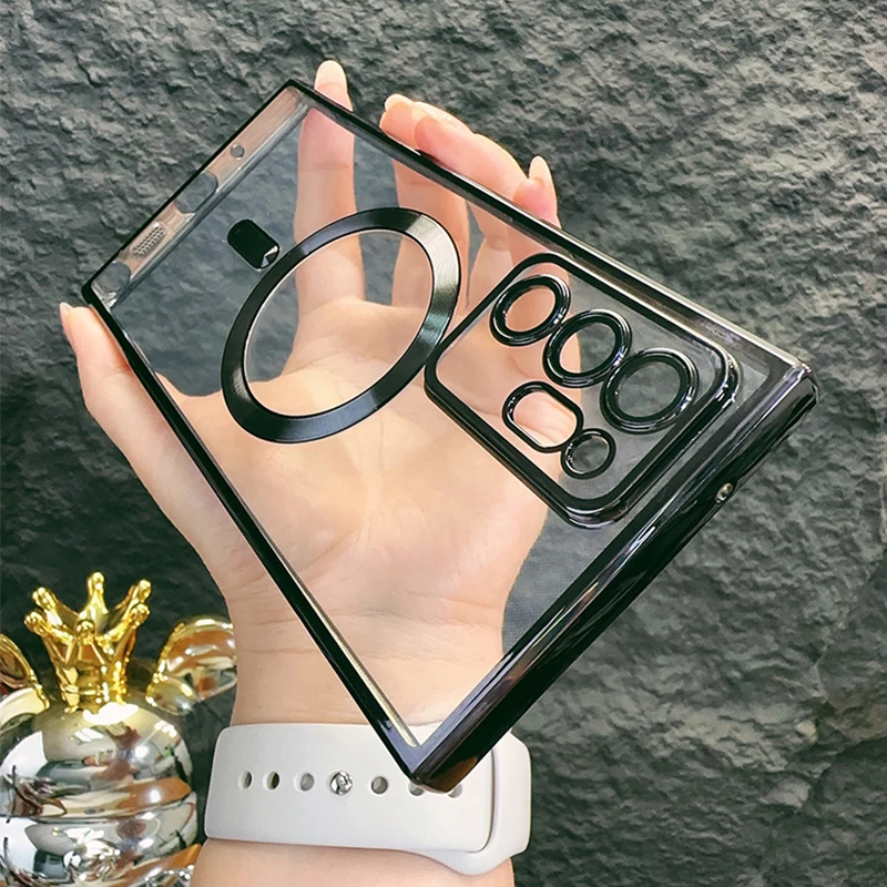 Luxury-Silicone-Transparent-Soft-Case-For-Samsung-Galaxy-S22-S23-Ultra ...