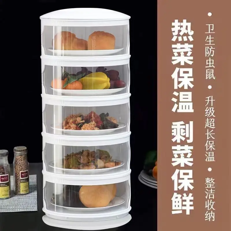 Food-Cover-Multi-Layer-Insulated-Kitchen-Lid-for-Leftovers-Dustproof ...