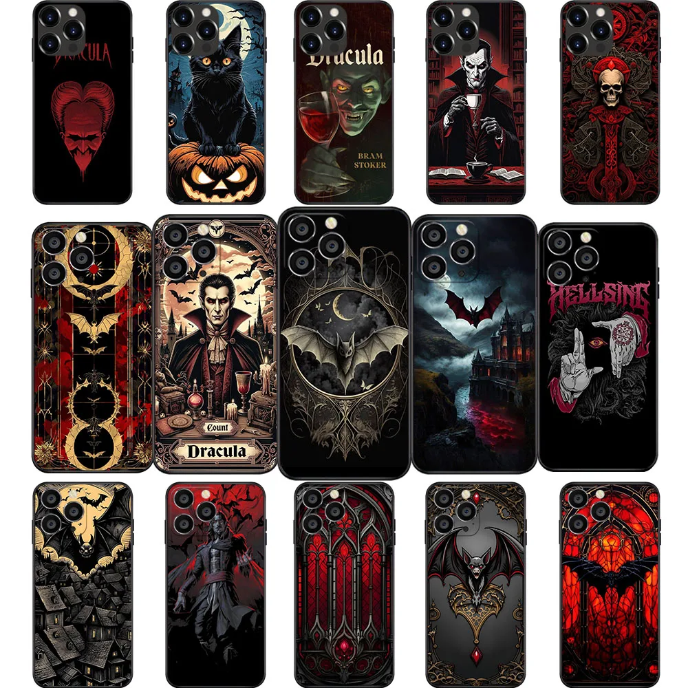 Dracula Vampires and Bats Soft Phone Case for Huawei Nova 3 (13)