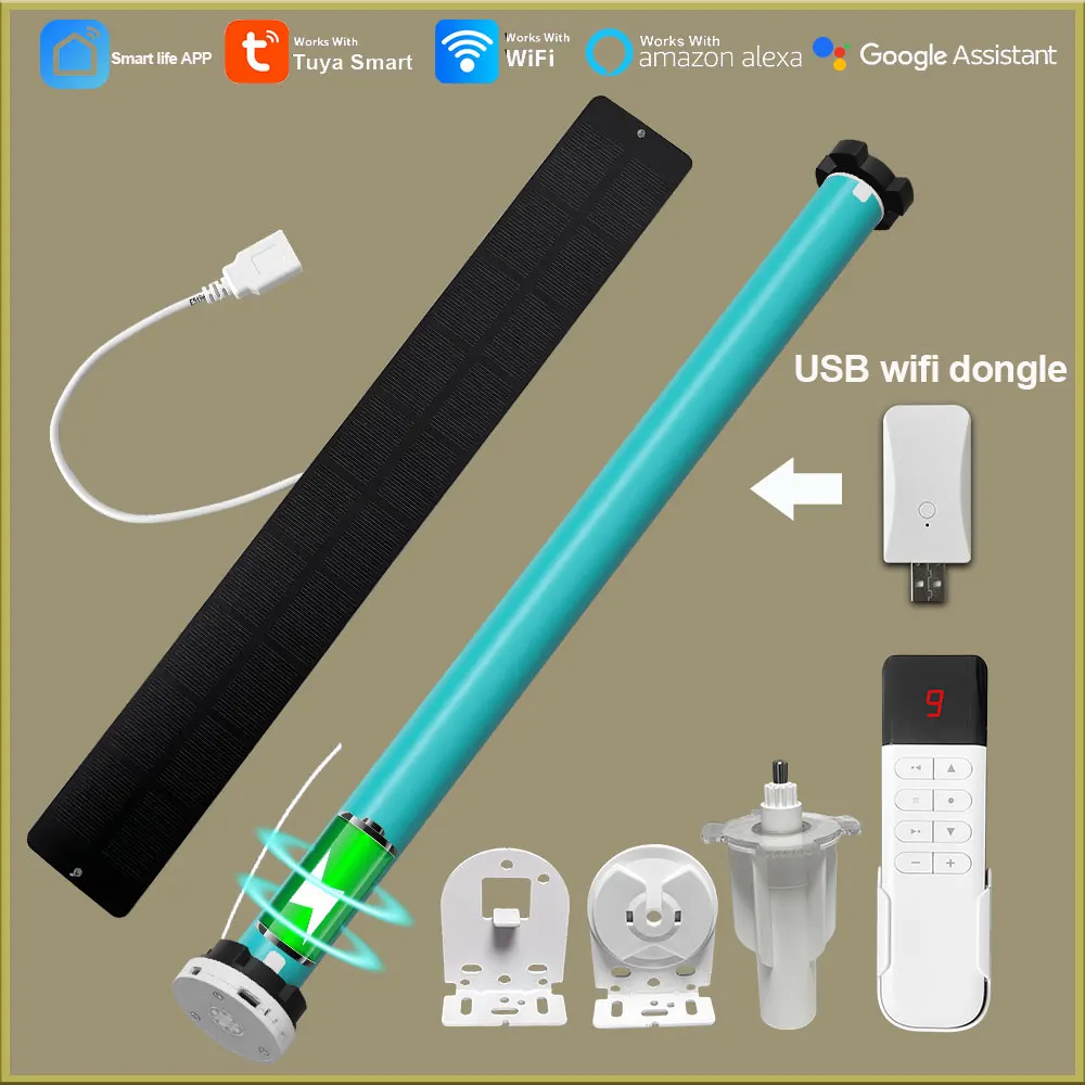 Tuya-Wifi-Battery-Power-Smart-Curtains-Window-Blinds-Roller-Shade-Tube ...