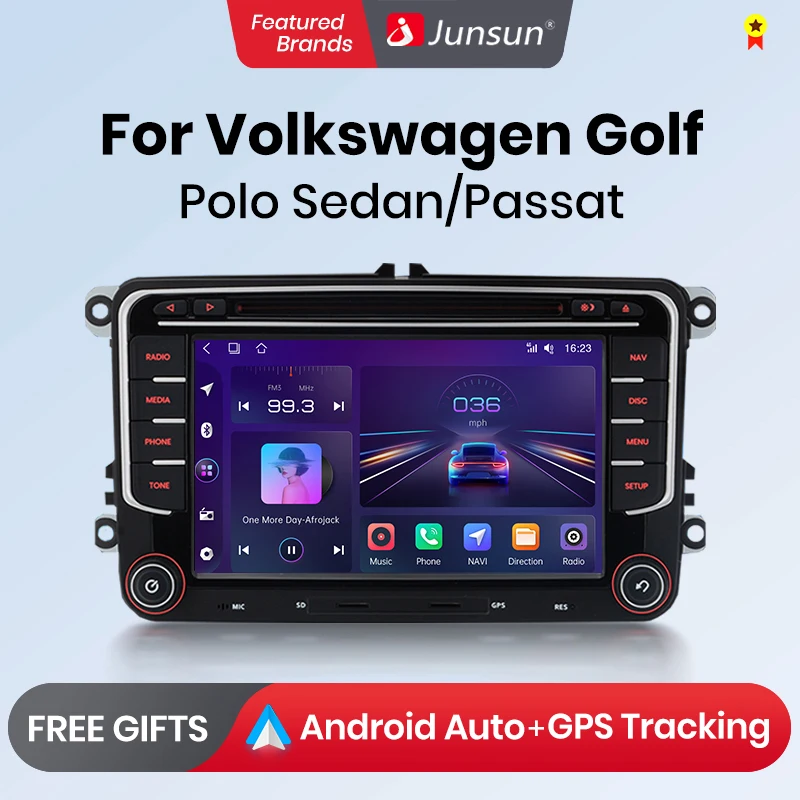 Junsun-Android-Auto-Radio-for-Volkswagen-VW-Skoda-Passat-Tiguan-Touran ...