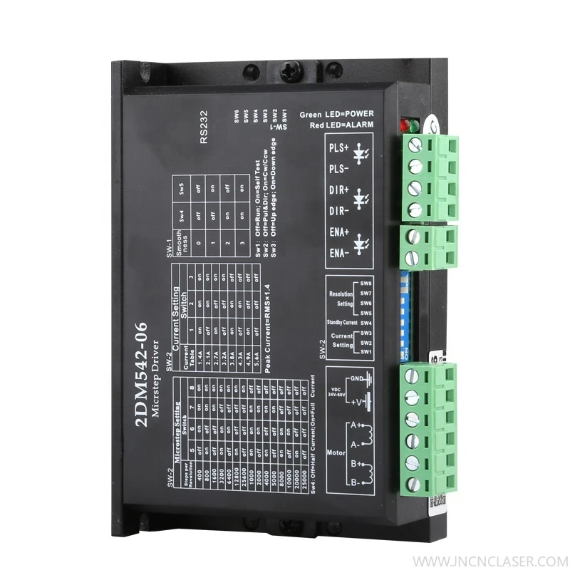 Hycnc-Jmc-2-phase-Stepper-Motor-Driver-2dm542-Nema-23-Hybrid-Digital ...
