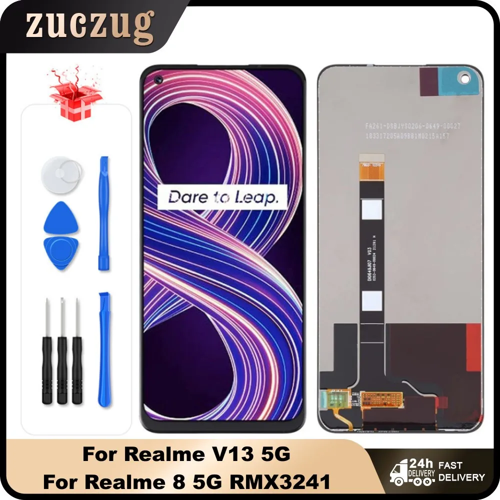 For-OPPO-Realme-8-5G-RMX3241-LCD-Display-Touch-Screen-Digitizer ...