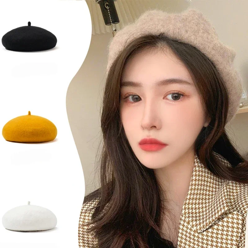 Boina-de-lana-estilo-artista-franc-s-para-mujer-gorro-c-lido-boina-Lisa ...