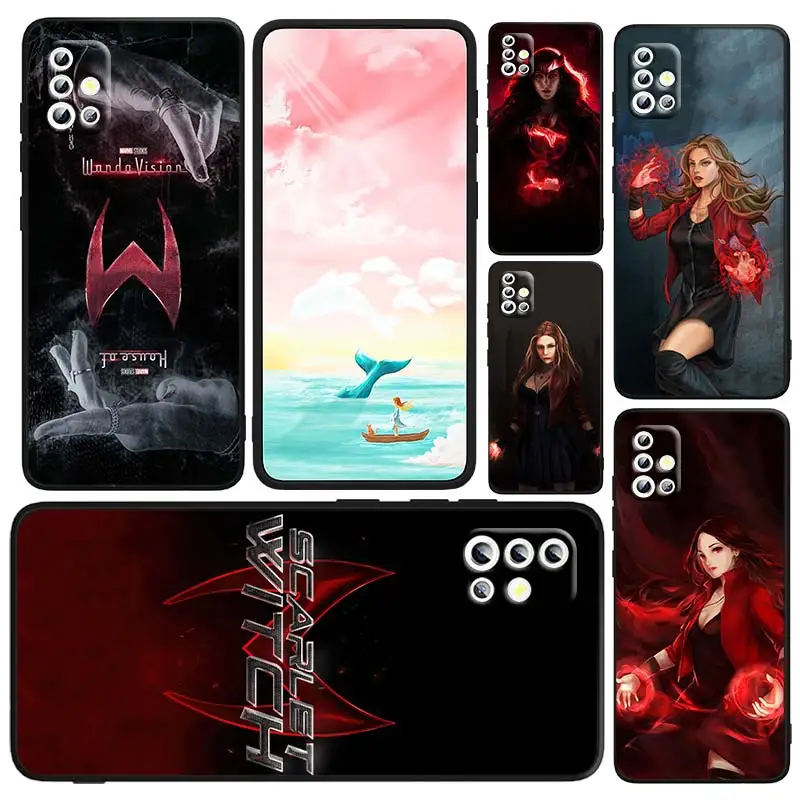 Marvel-Cute-Scarlet-Witch-Phone-Case-For-Samsung-A73-A71-A50-A30A53-A52 ...