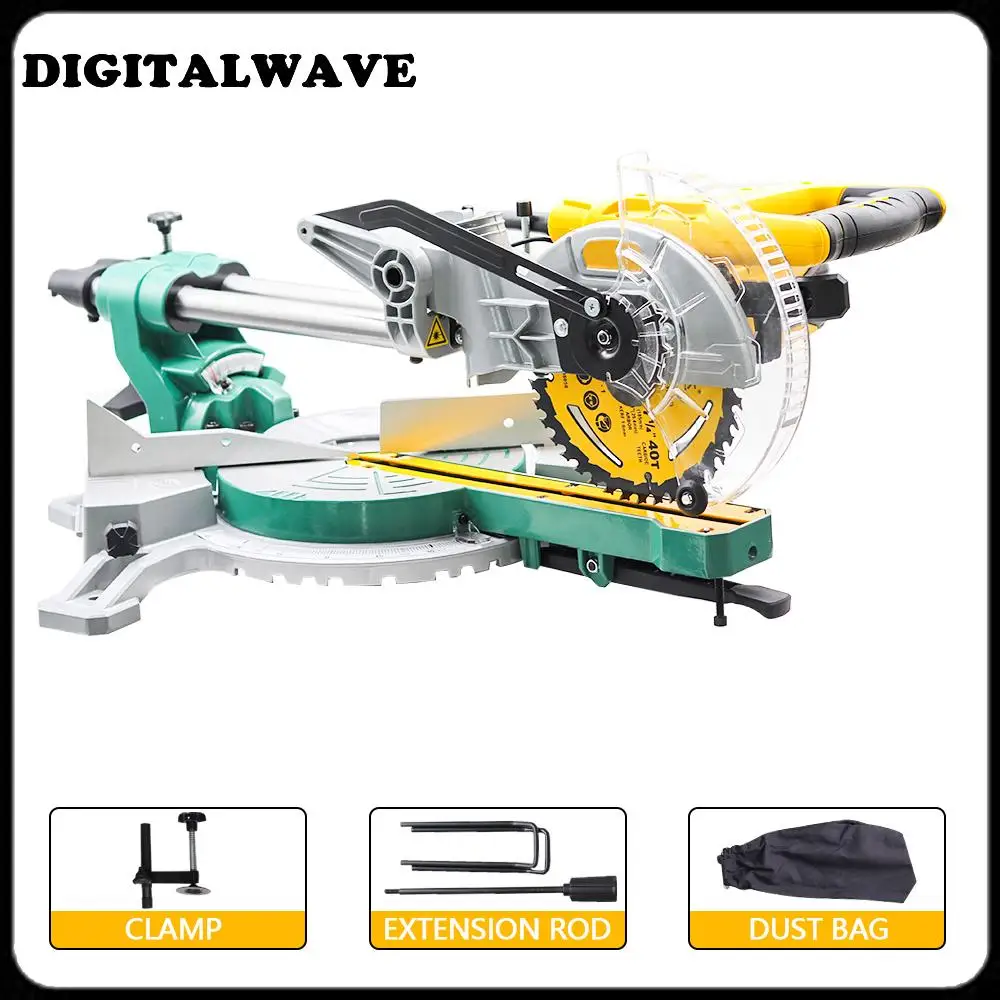 8-inch-Upgraded-Rod-Miter-Saw-with-Extended-Guide-Rail-Multi-function ...