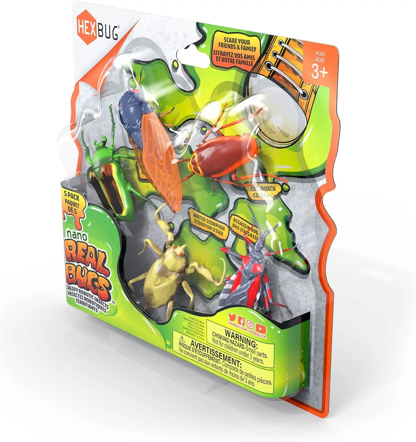 109-JunkBots Jouet Intelligent RC Animal Insecte, Robotique Vexe, Robot ...