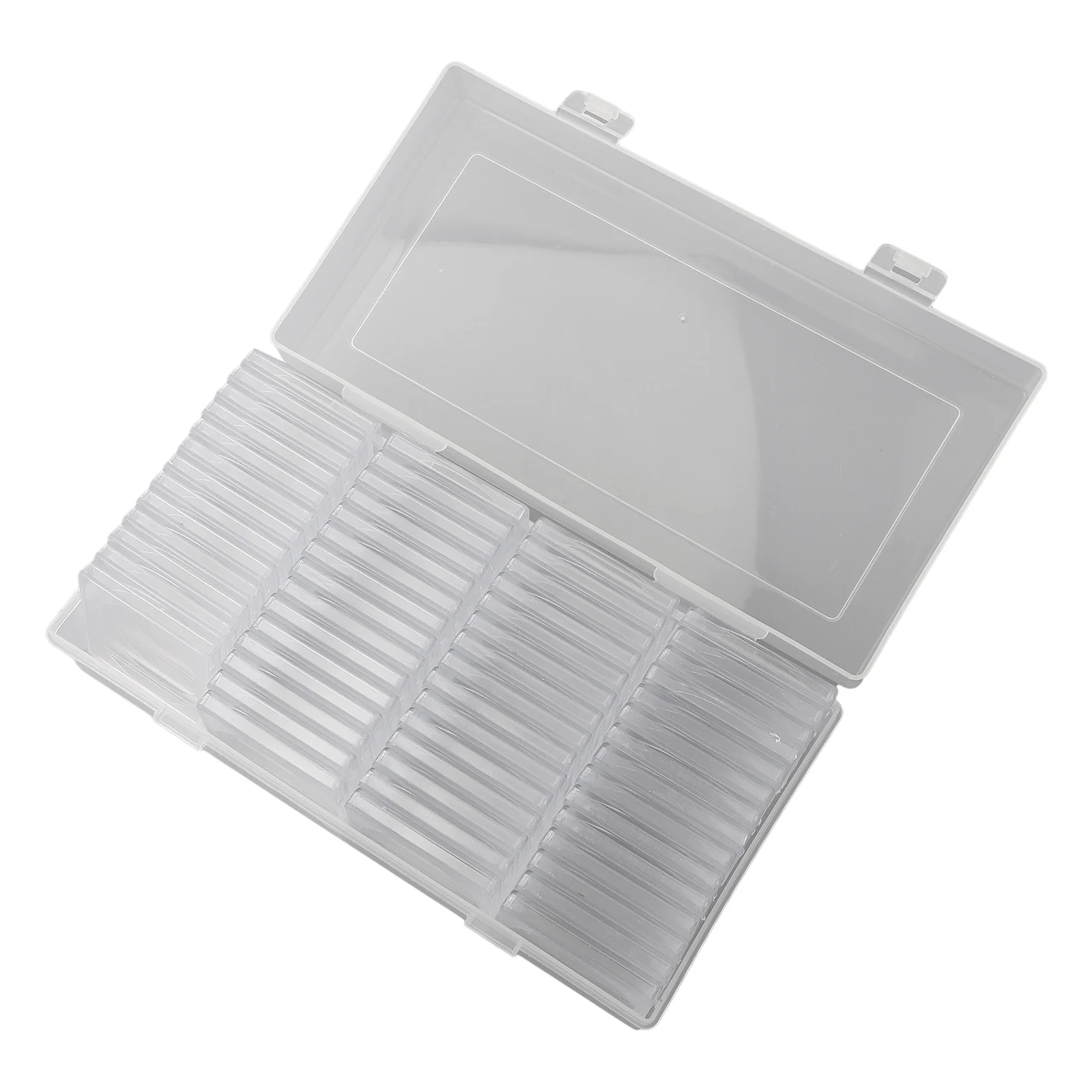 60pcs-40mm-Coin-Capsule-Holder-Adjustable-Foam-Liner-Organizer-Storage ...