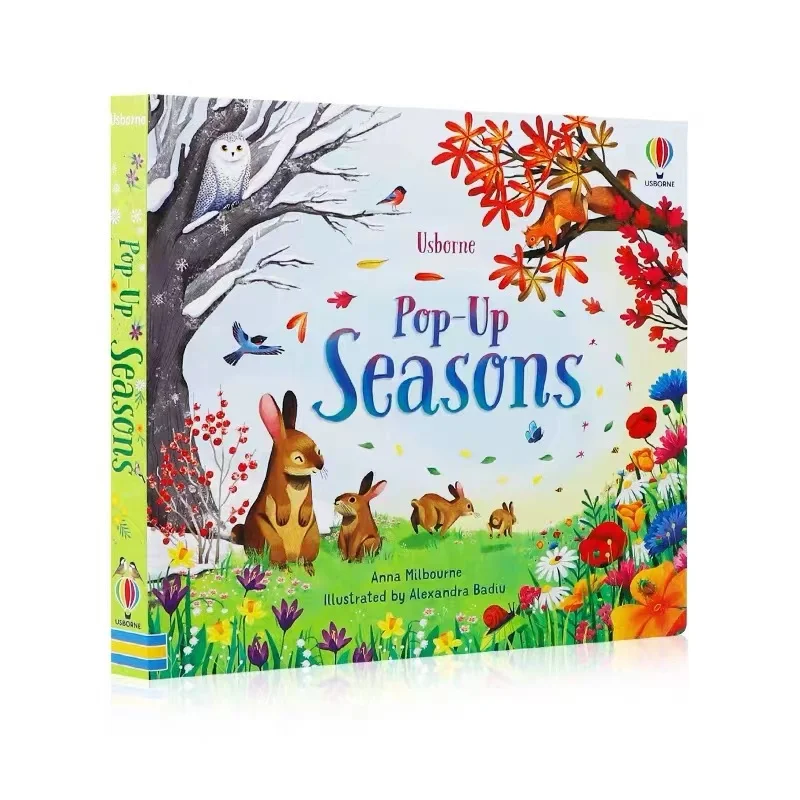 Usbrone POP UP Seasons English Educational 3D Flap Picture Baby Story ...