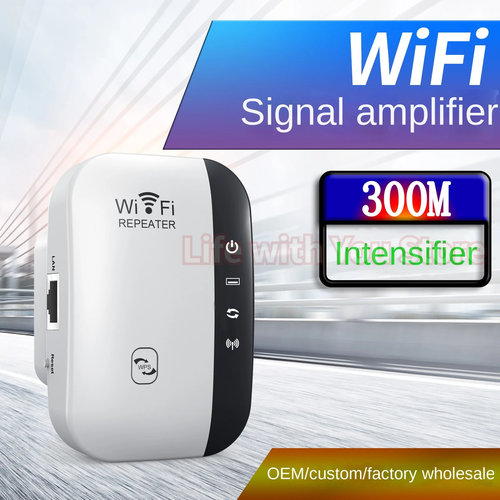 New-WiFi-repeater-wireless-signal-amplifier-extended-network-enhancer ...