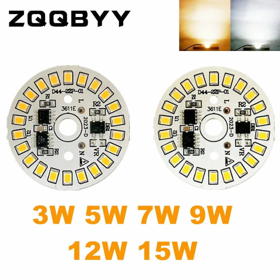 LED Bulb Patch Lamp SMD Plate Circular Module Light Source Plate For ...