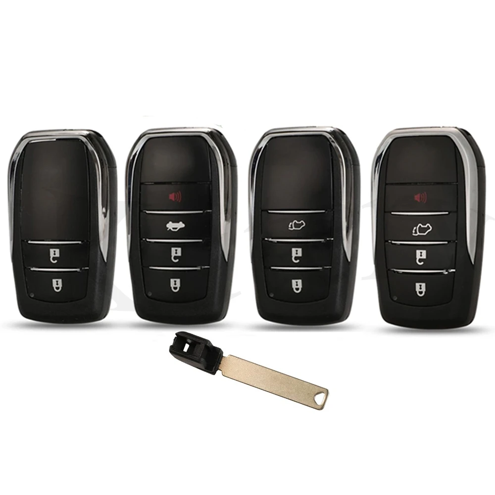 jingyuqin 2/3/4 BTN Remote Key Fob Shell For Toyota Fortuner Prado ...