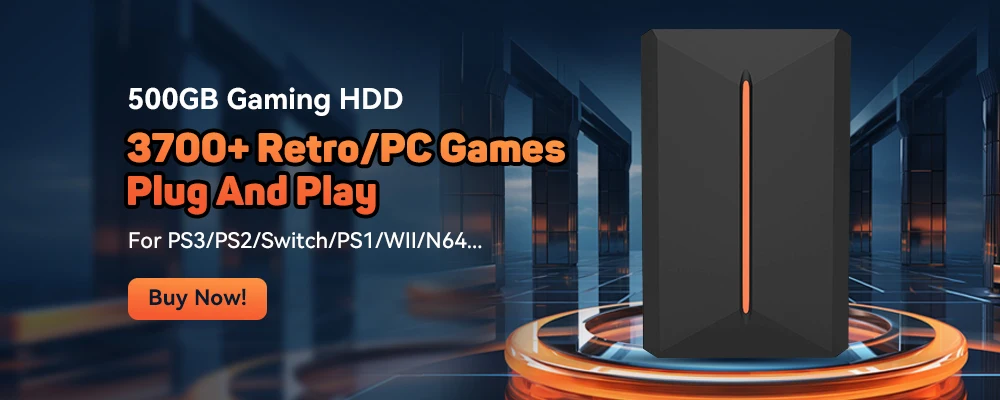 38000 Retro/PC Games External Game Hard Drive For PC/Laptop Retrobat & Playnite System Gaming ...