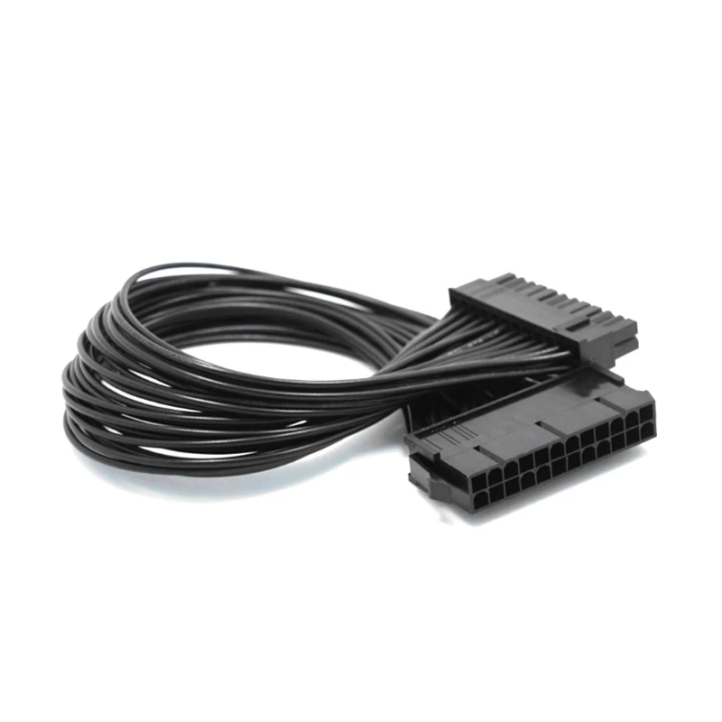 PSU Power Supply 24 Pin Extension Cable Splitter for ATX Motherboard ...