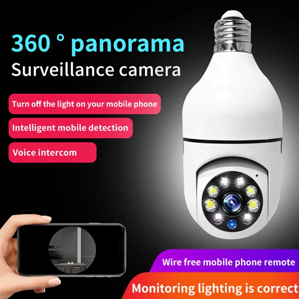 Camera With Speaker Light Bulbs