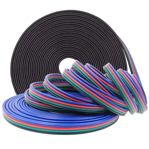 4PIN-RGB-Extension-Cable-DC-12V-1m-2m-3m-5m-10m-20m-100m-Power-Cord ...