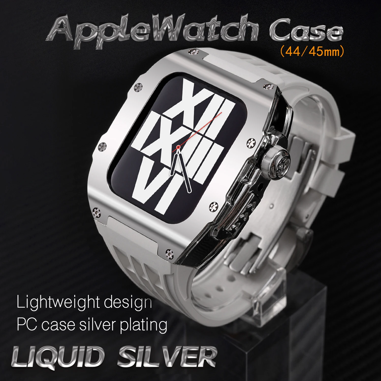 For-Apple-Watch-9-8-7-6-SE-Modified-shell-Richard-electroplating ...