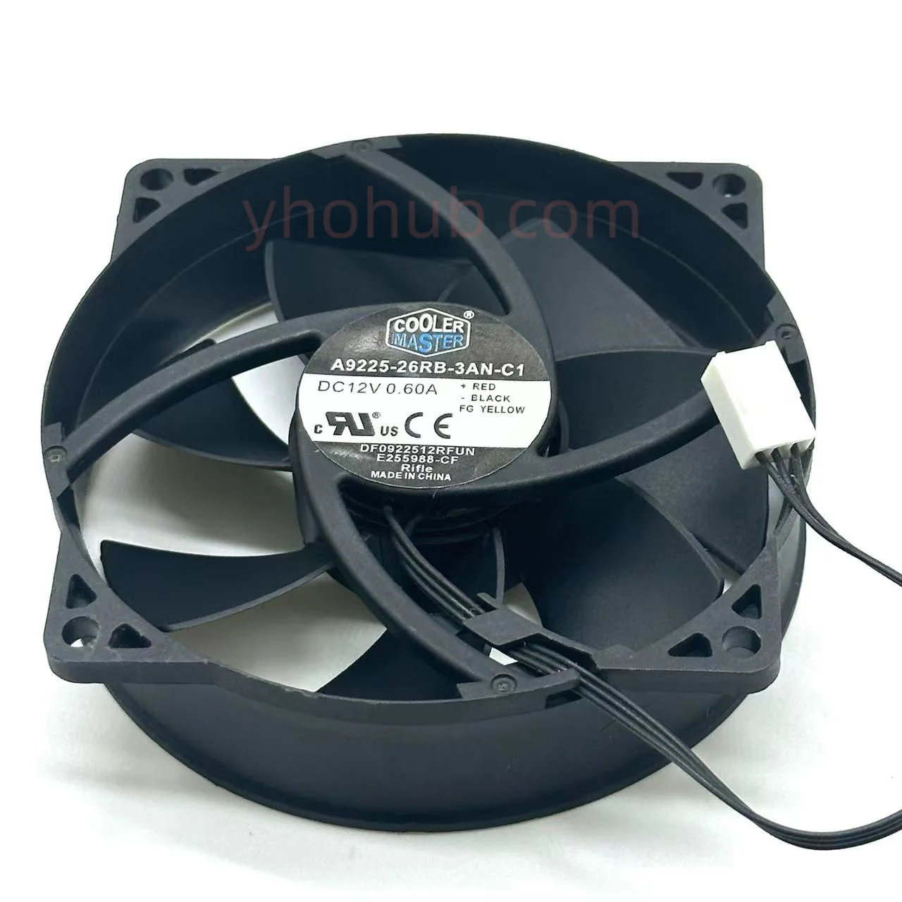 Cooler-Master-A9225-26RB-3AN-C1-DC-12V-0-60A-95X95X25mm-3-Wire-Server ...
