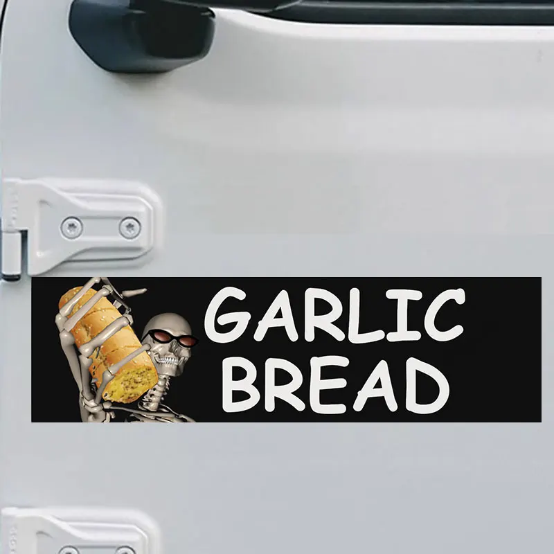 Garlic-Bread-Creative-Funny-Car-Stickers-For-Decor-Window-Bumper ...