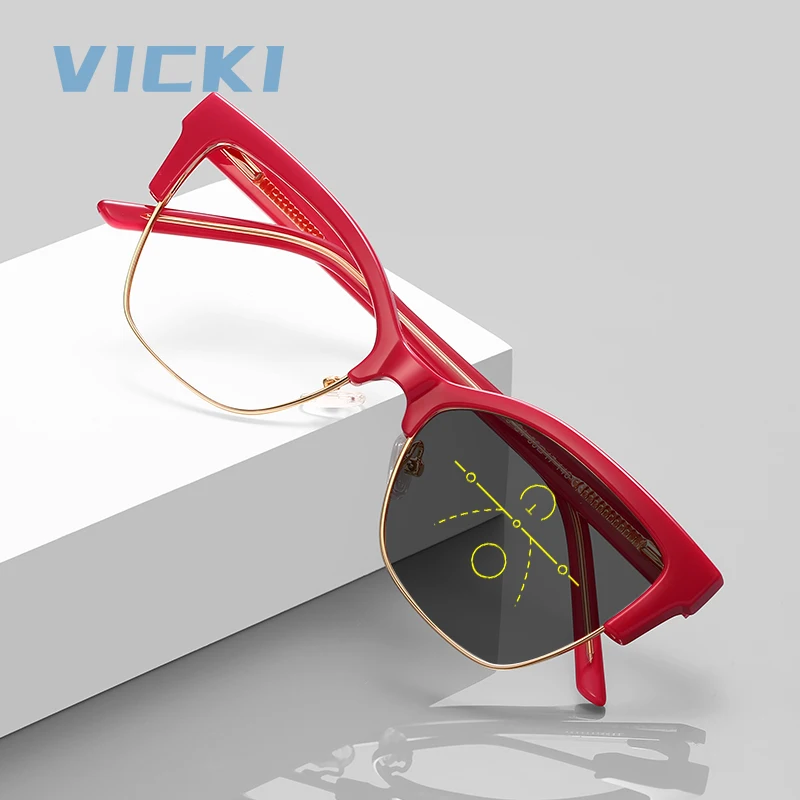 VICKI-Fashion-Large-Frame-Design-Glasses-for-Women-Progressive-Multi ...