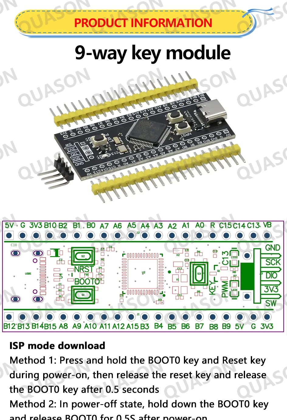 STM32F401RCT6 плата разработки Quason | AliExpress