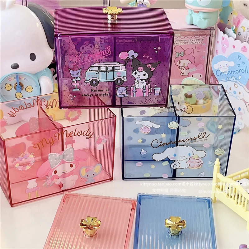 2022 Sanrios Anime Melody Kuromi Cinnamoroll Jewelry Box Cartoon ...