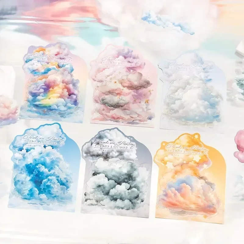 10Sheets-pack-sticker-Clouds-floating-cloud-Background-handbook ...