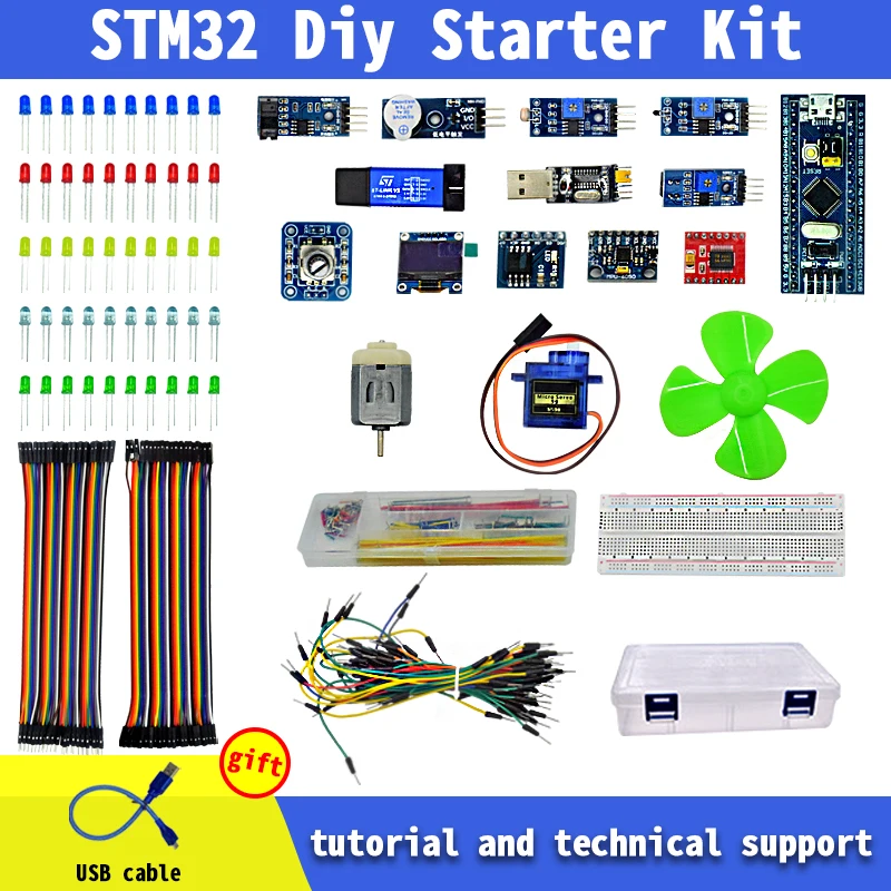Componente-eletr-nico-STM32-Starter-Kit-Single-chip-Microcomputer-Development-Board-Sistema ...