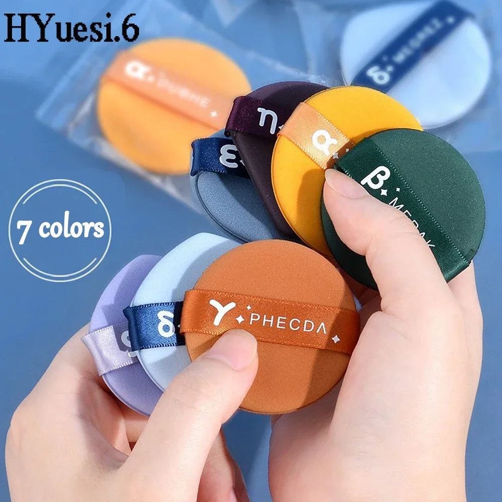 Colorful-Big-Dipper-Foundation-Powder-Puff-Triangle-Round-Shaped-Wet ...