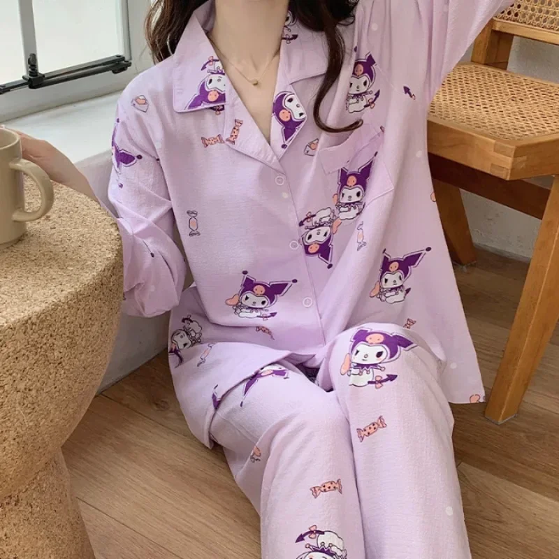 Miniso-Kawaii-Anime-Cartoon-Women-Pajamas-Set-2024-New-Autumn-Long ...