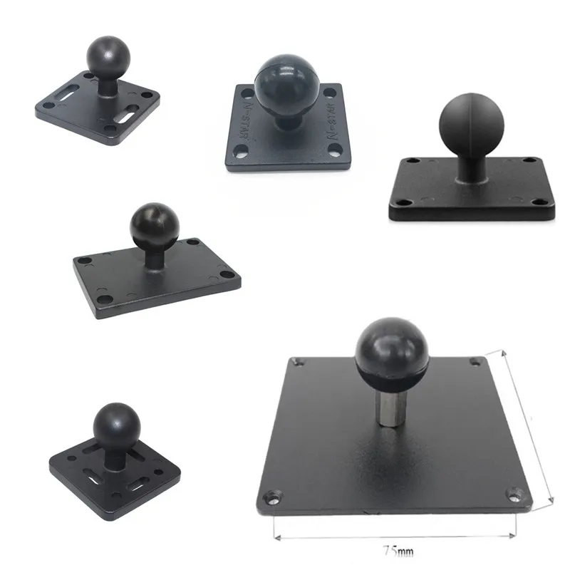 1 Inch Ball Mount Aluminum Square Mounting Base to Compatible for ...