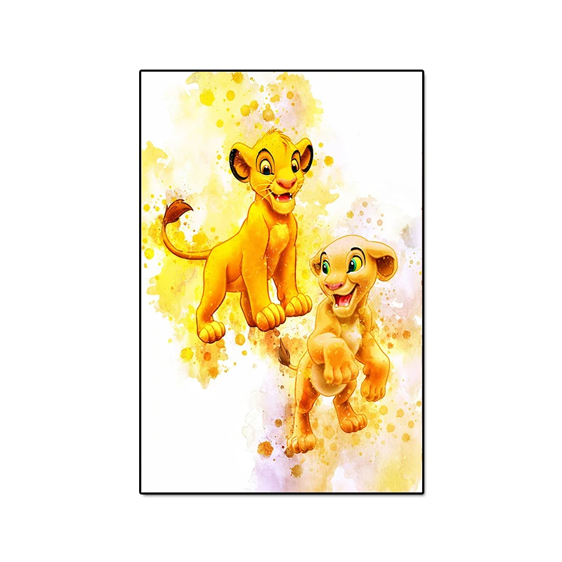Lion King Baby Simba Painting