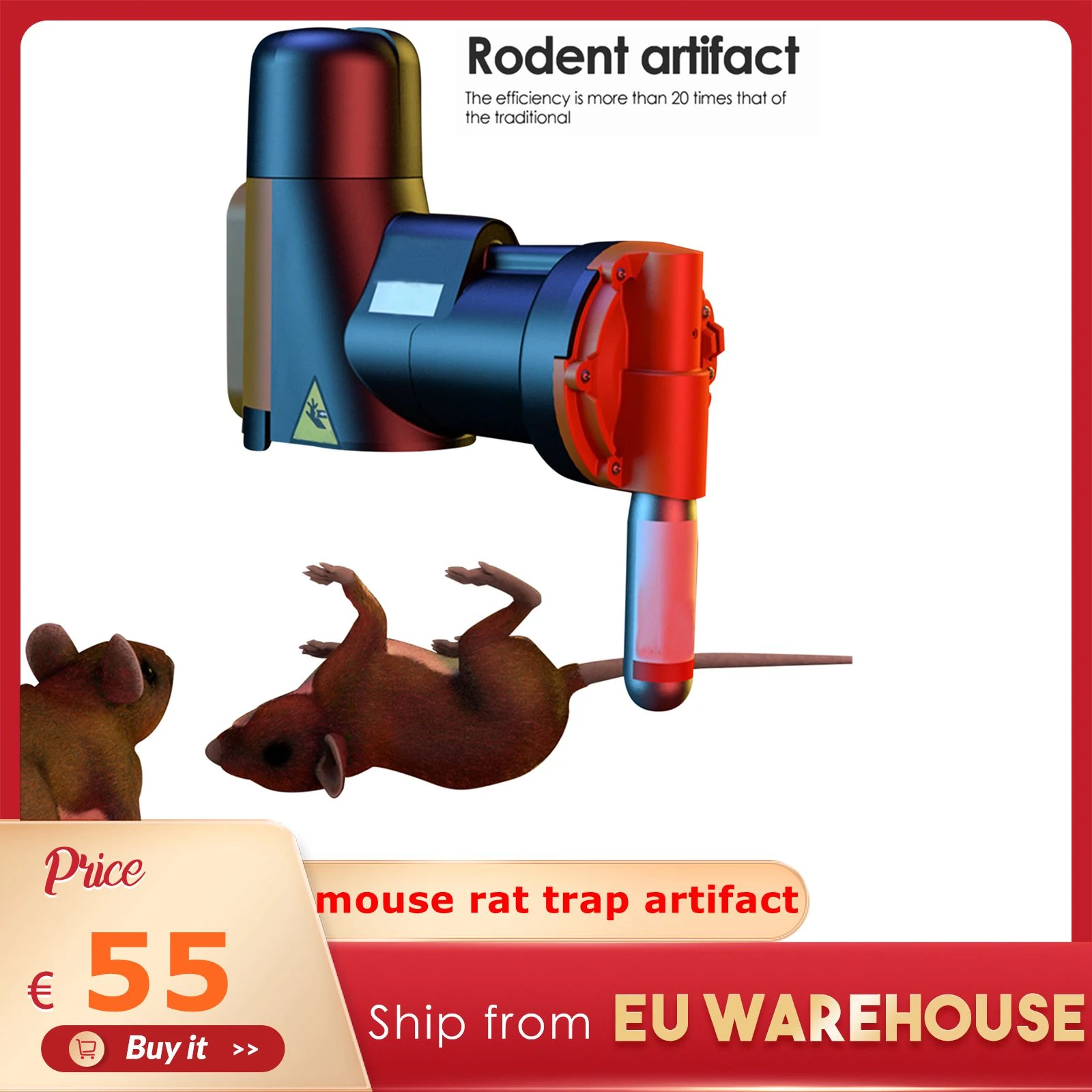Carbon dioxide mouse tranpa Rat Mouse Trap Kit Rat Mouse Multi catch ...