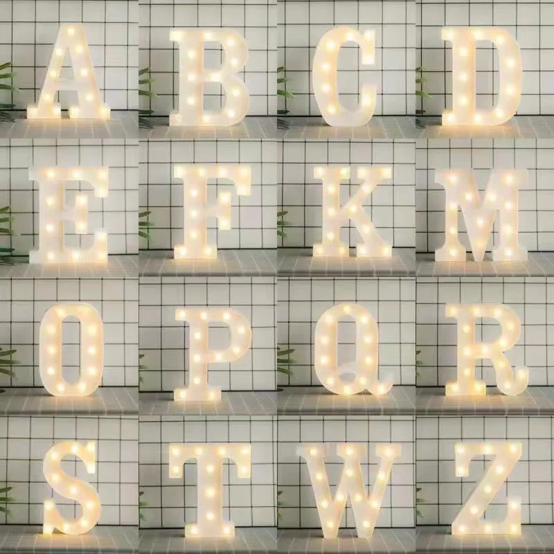 LED-Luminous-Alphabet-Night-Lights-Letras-e-N-meros-L-mpada-Alfabeto-A ...