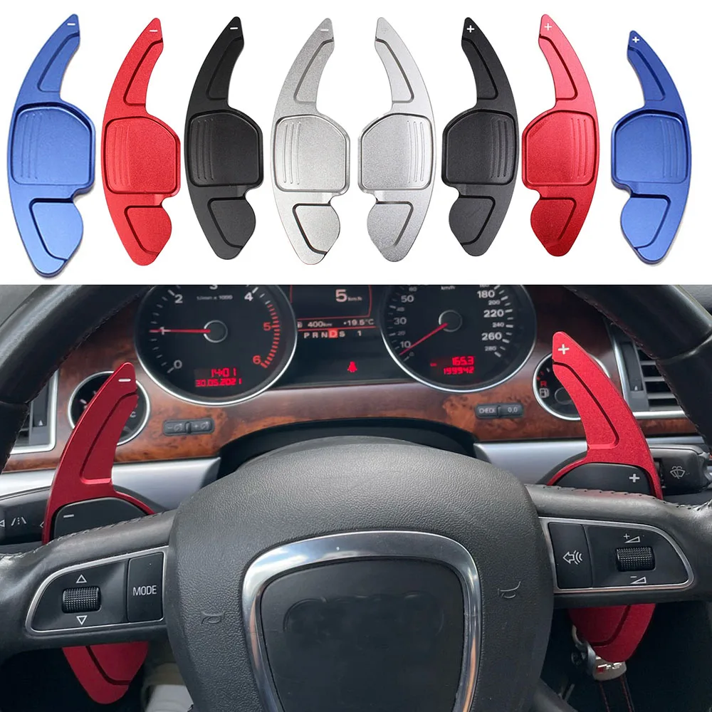 2 Pcs Car Steering Wheel Shift Paddle Shifter Extended DSG For Audi A3 ...