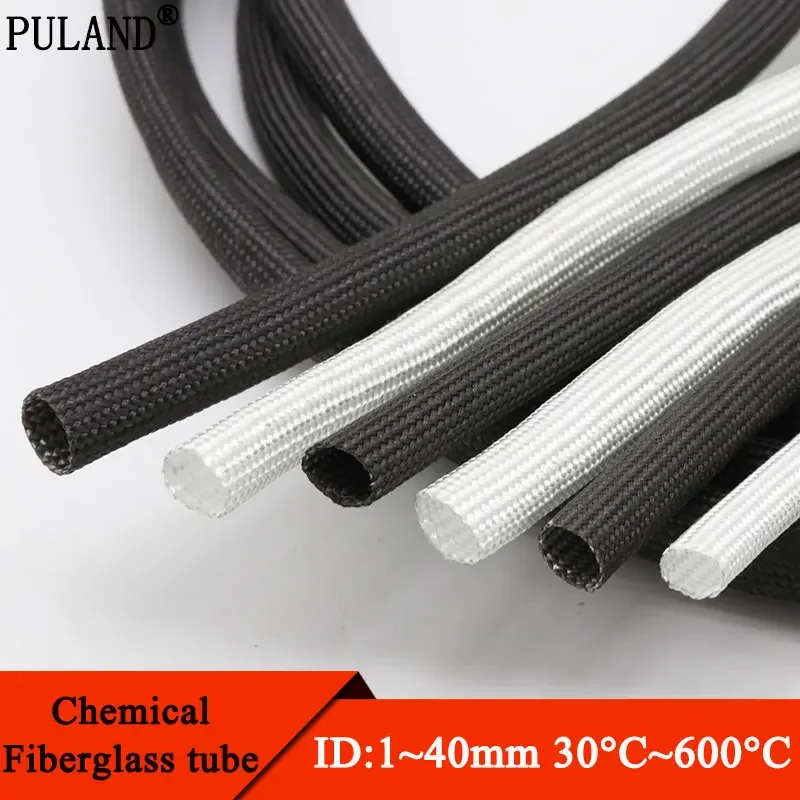 Fiberglass Tube 1mm ~ 40mm 600 Deg.C High Temperature Chemical Glass ...
