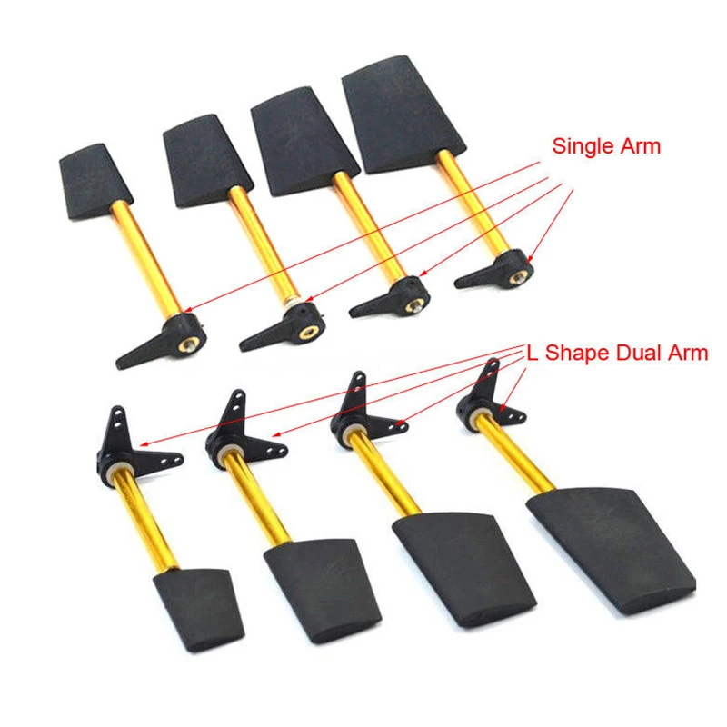 RC Toy Boat Stern Steering Rudder Underwater Rudder Horn For RC Boat ...