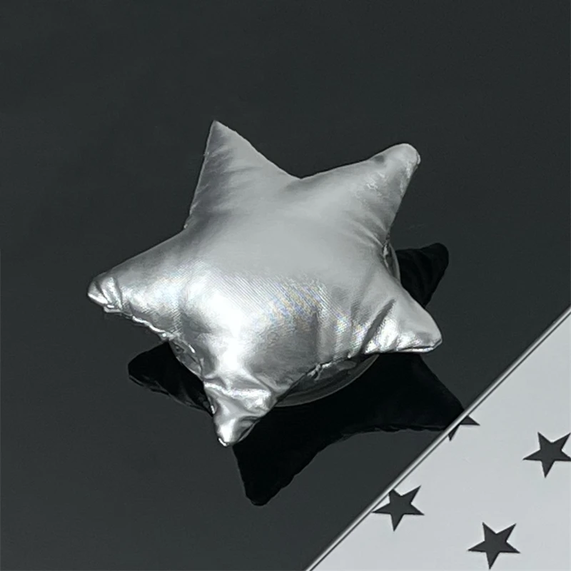 Korea 3D Cotton-filled Silver Star Phone Grip Tok Griptok Bracket Ring ...