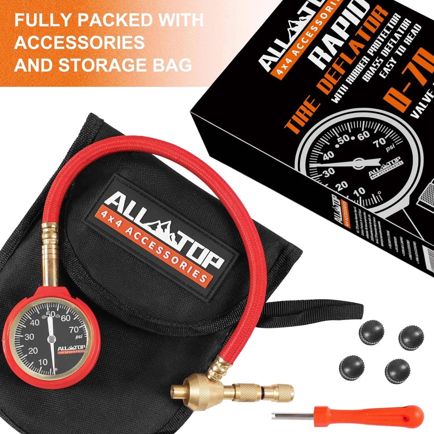 4x4-Rapid-Tire-Deflator-Kit-0-70PSI-Tire-Pressure-Gauge-Professional ...